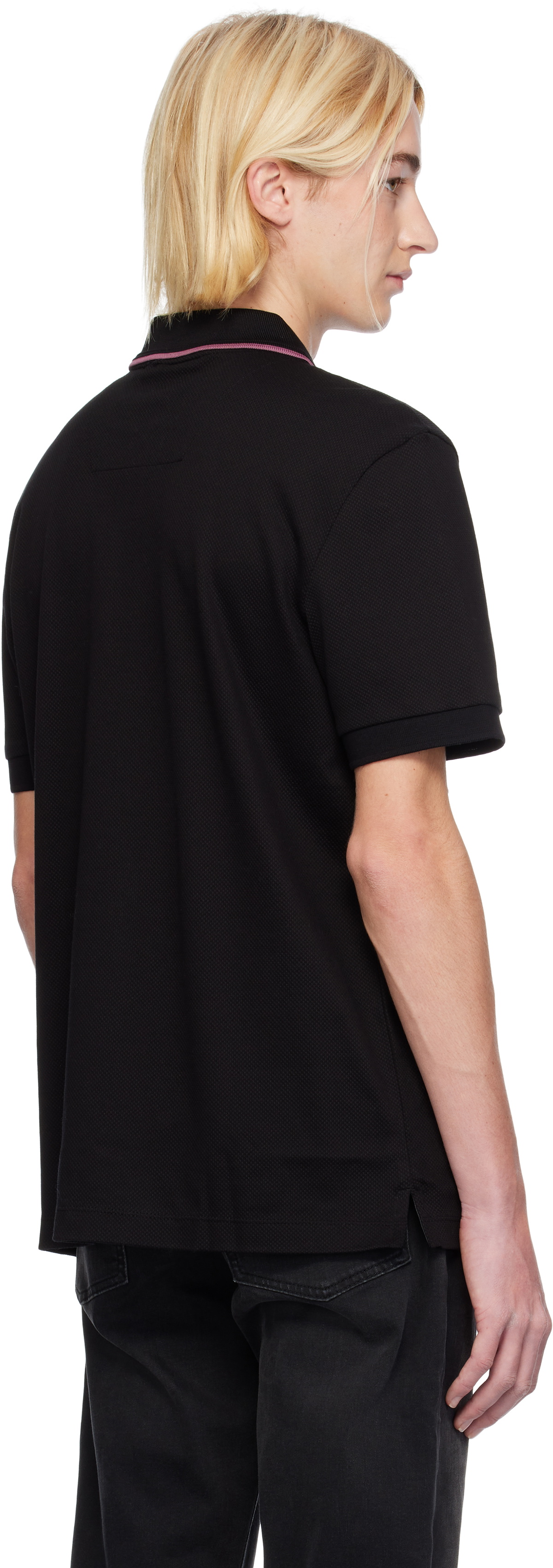 BOSS Black Zip Placket Polo BOSS