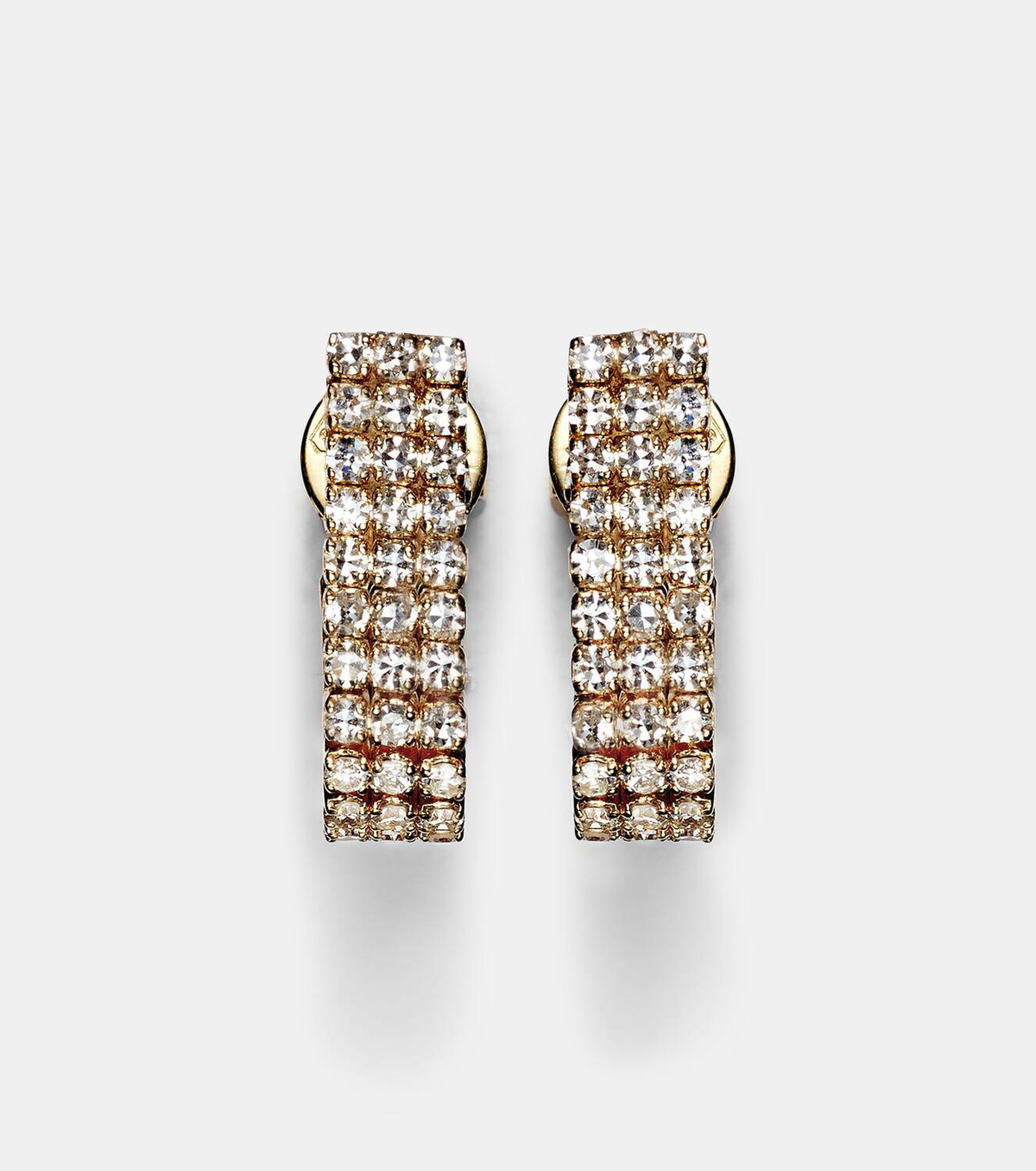 Shay Jewelry 18kt gold hoop earrings with diamonds Shay Jewelry