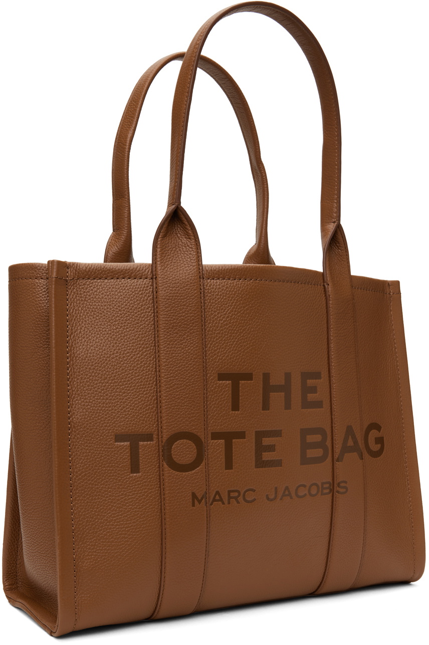Marc Jacobs Brown 'The Leather Large' Tote Marc Jacobs