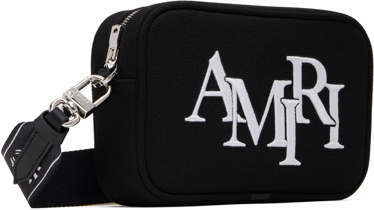 AMIRI Black Staggered Camera Case Bag Amiri