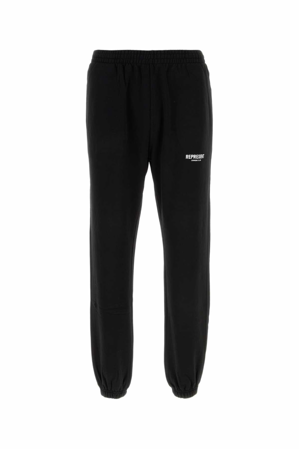 REPRESENT Black Cotton Joggers Represent