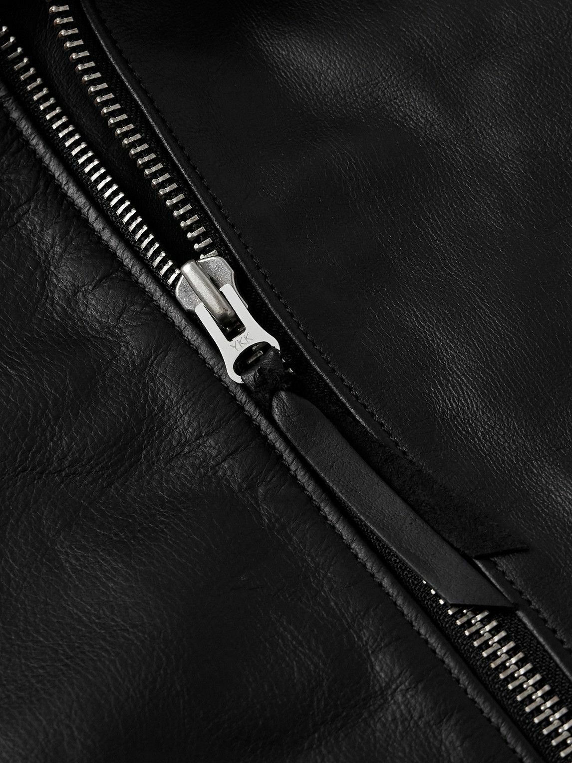 Nudie Jeans - Eddy Rider Leather Jacket - Black Nudie Jeans Co