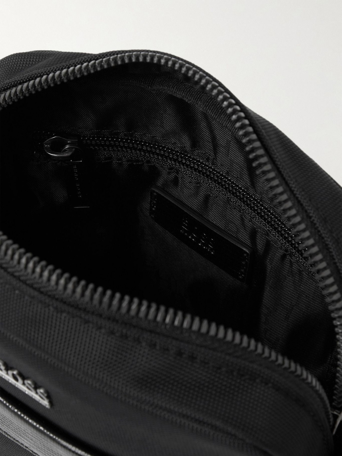 Hugo Boss - Leather-Trimmed Nylon Messenger Bag Hugo Boss