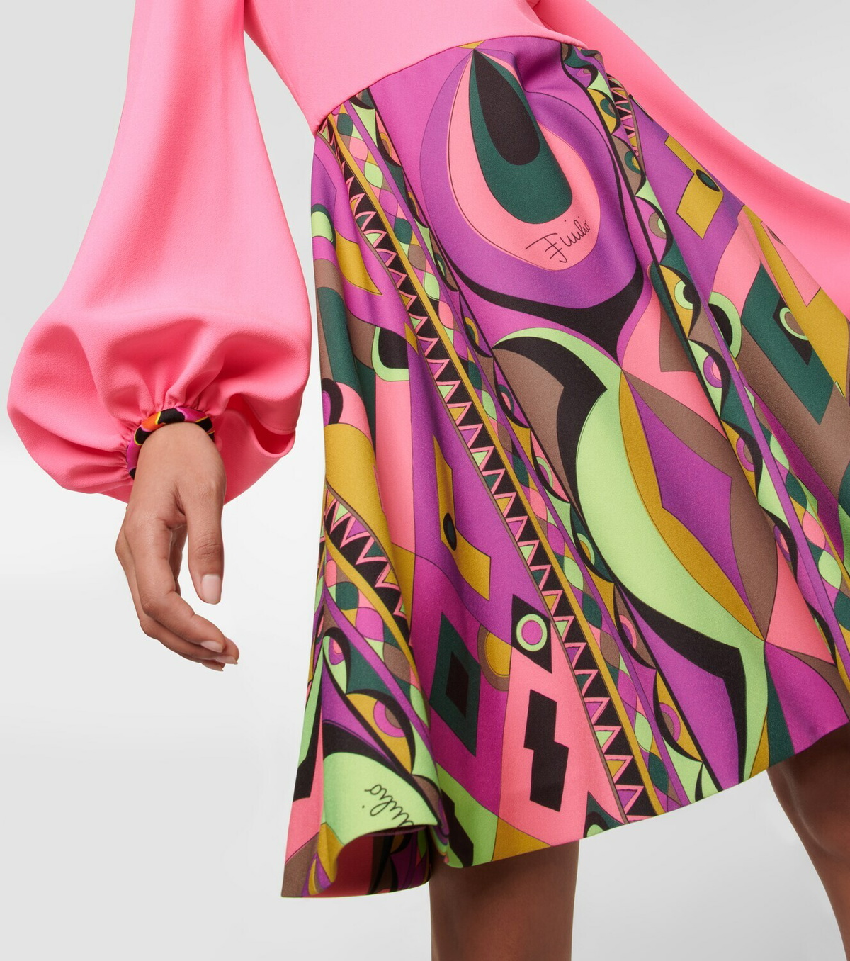 Pucci - Printed crêpe minidress Emilio Pucci