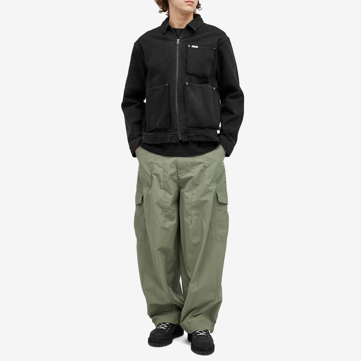 Heresy Men's Scraggy Work Jacket in Black Heresy