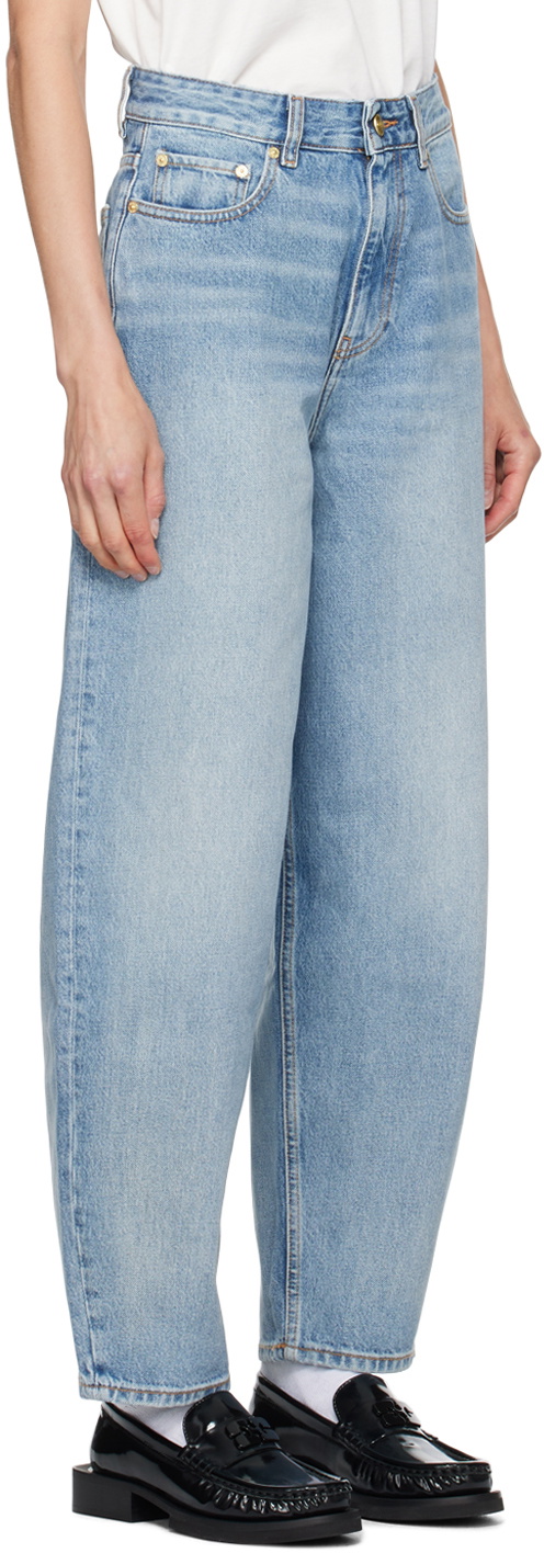 GANNI Blue Stary Jeans GANNI