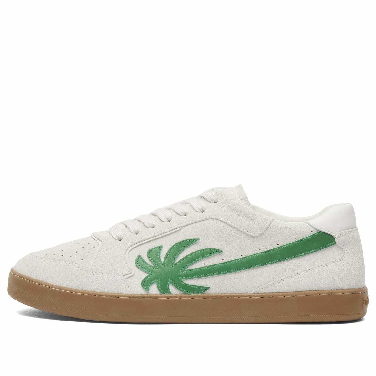 Palm Angels Men's New Palm 1 Suede in Green Palm Angels