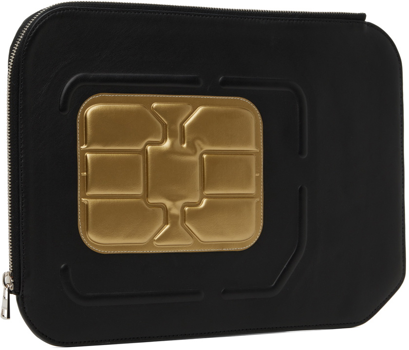JW Anderson Black Sim Card Pouch JW Anderson
