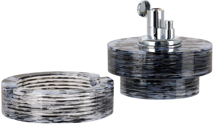 Edie Parker Black & White Tabletop Lighter