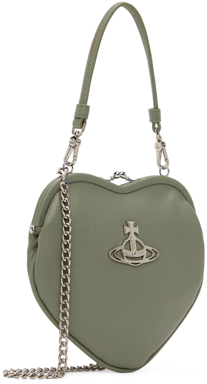 Vivienne Westwood Green Belle Heart Frame Bag Vivienne Westwood