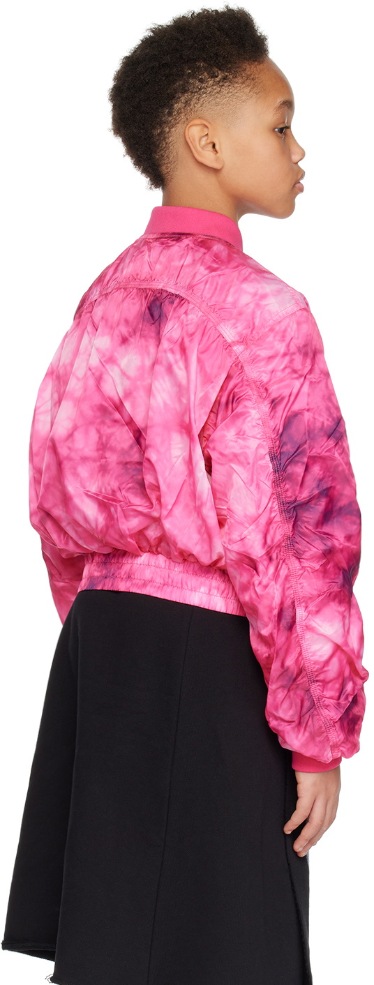 Diesel Kids Pink Joak Bomber Jacket Diesel