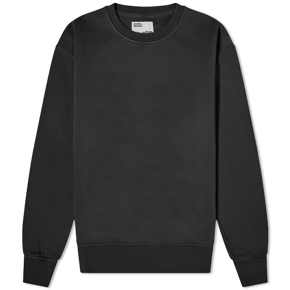 Colorful Standard Women's Classic Organic Crew in Deep Black Colorful ...