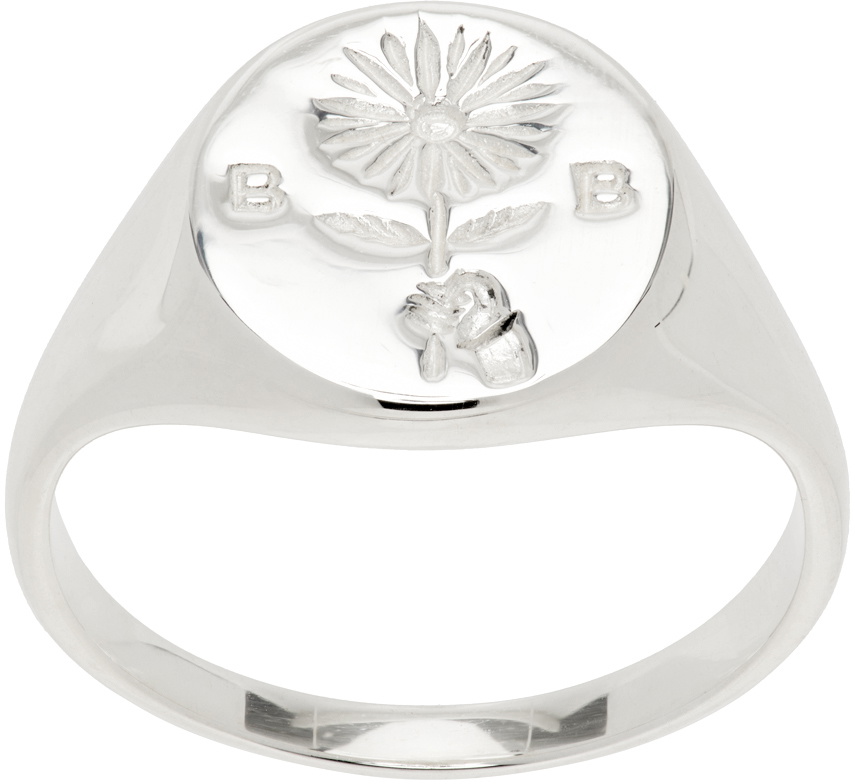 Bleue Burnham Silver Lift Creation Signet Ring Bleue Burnham