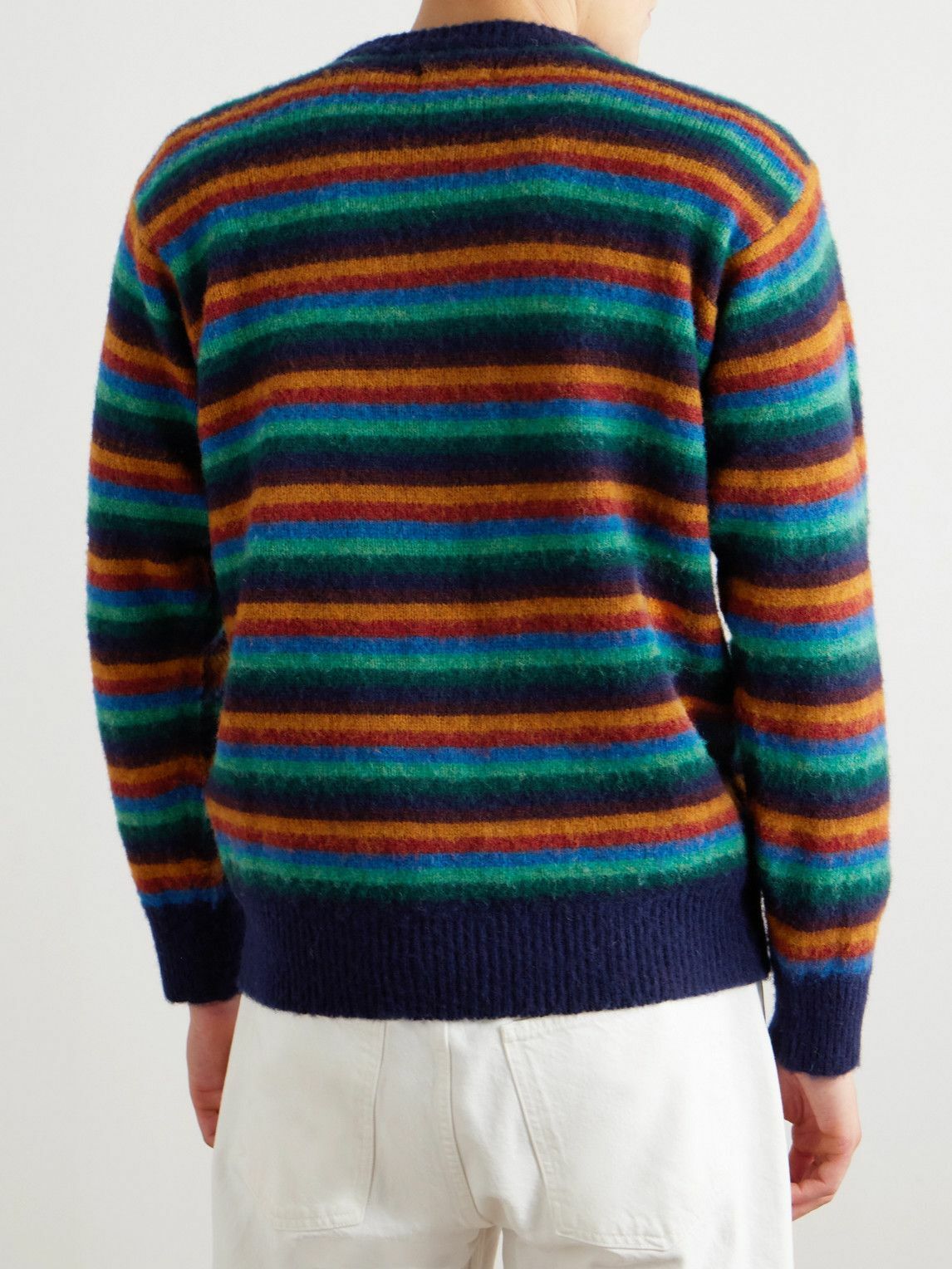 Howlin' - Slow Burner Striped Wool Sweater - Multi Howlin' by Morrison