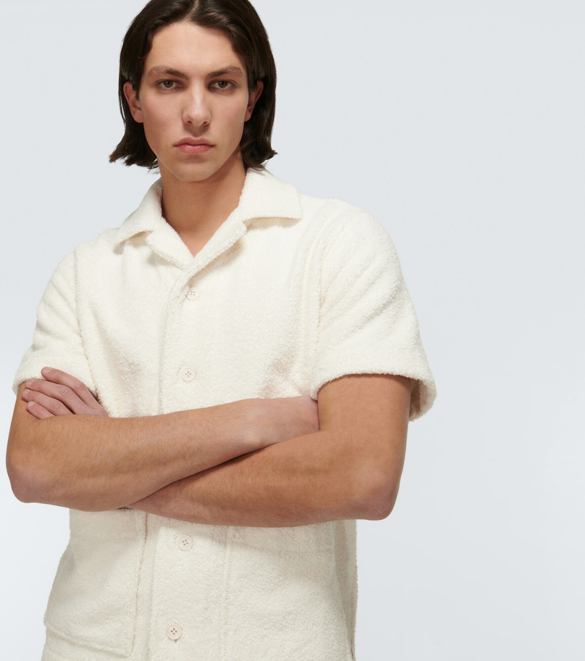 Orlebar Brown - Griffith terry bowling shirt Orlebar Brown