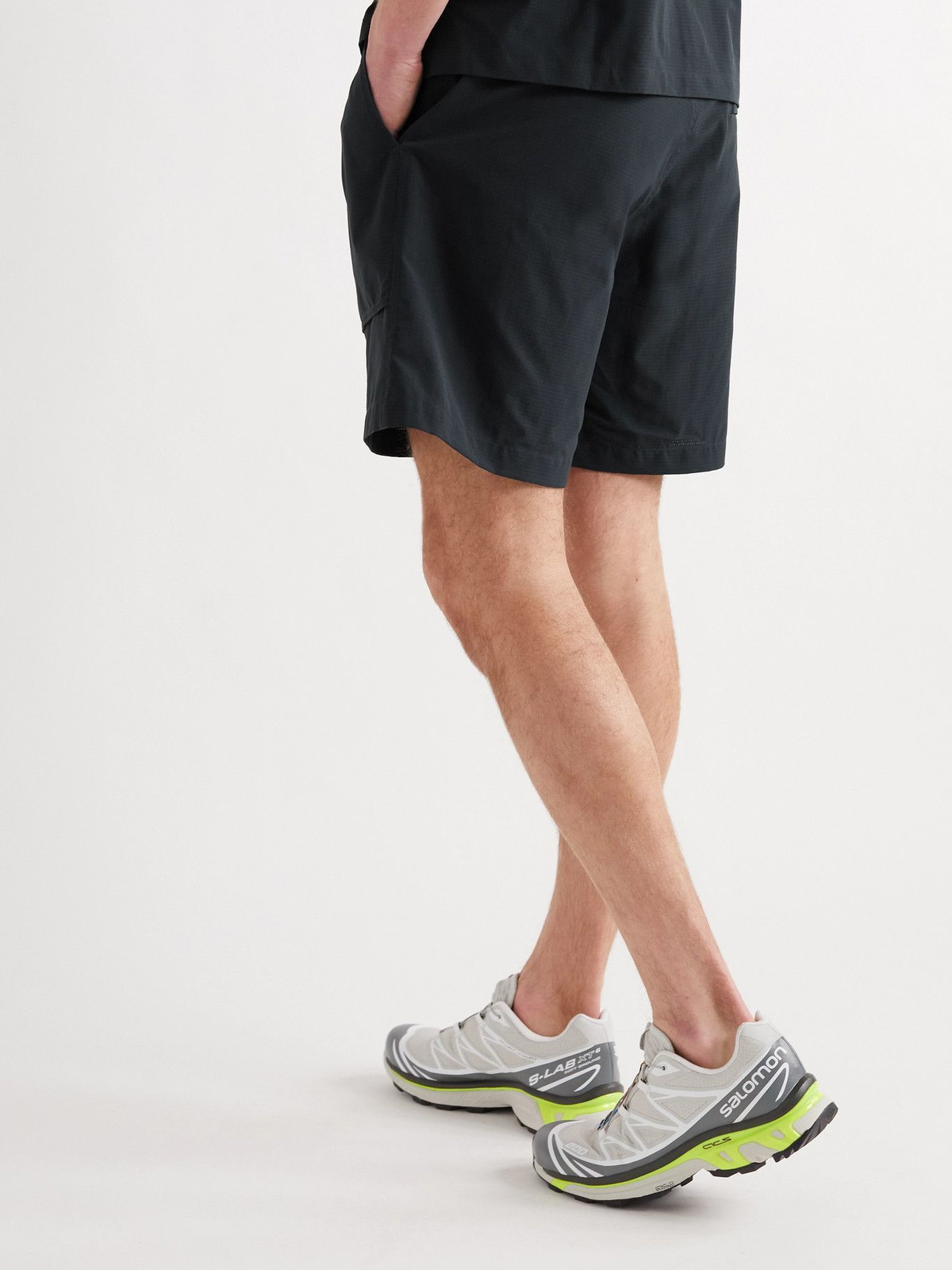Snow Peak - Toray Dot Air Shell Drawstring Shorts - Black Snow Peak