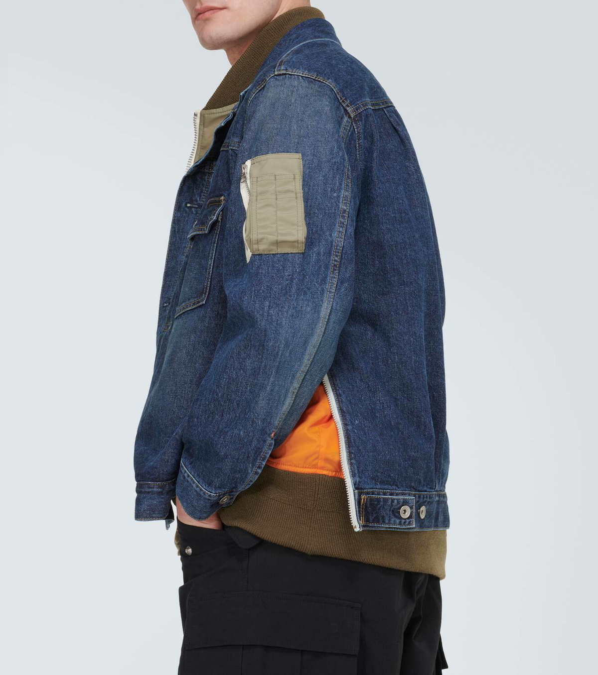 Sacai Denim blouson jacket Sacai
