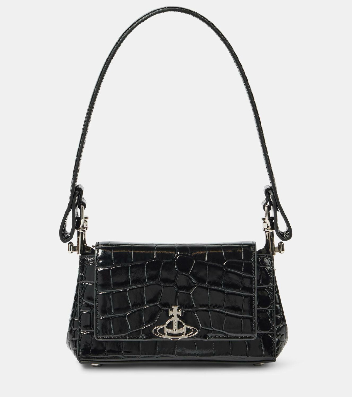 Vivienne Westwood Hazel Small croc-effect leather shoulder bag Vivienne Westwood