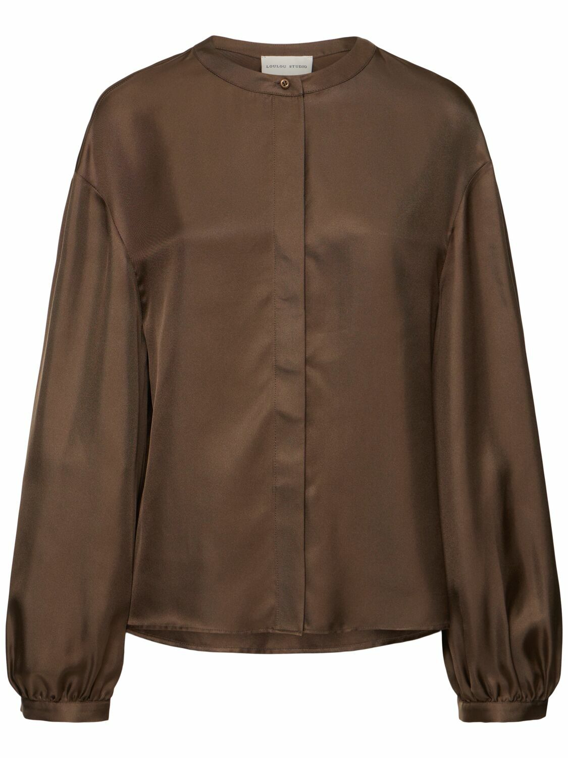 LOULOU STUDIO Lea Voluminous Silk Shirt Loulou Studio