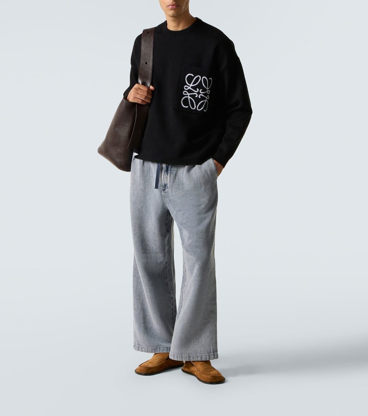 Loewe Anagram embroidered sweater Loewe