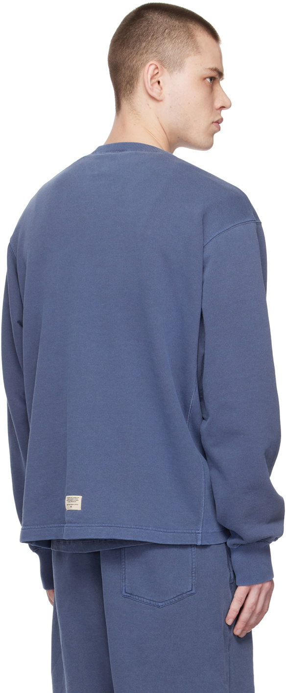 Nigel Cabourn Blue Training Sweatshirt Nigel Cabourn