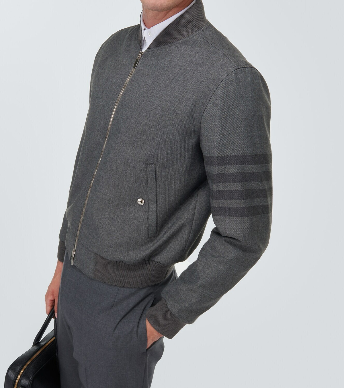 Thom Browne 4-Bar wool-blend jacket Thom Browne