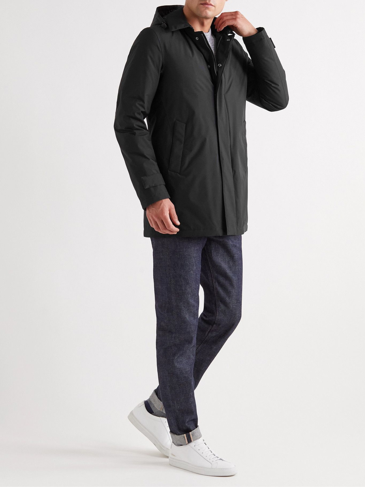 Herno Laminar - GORE-TEX Hooded Jacket - Black Herno