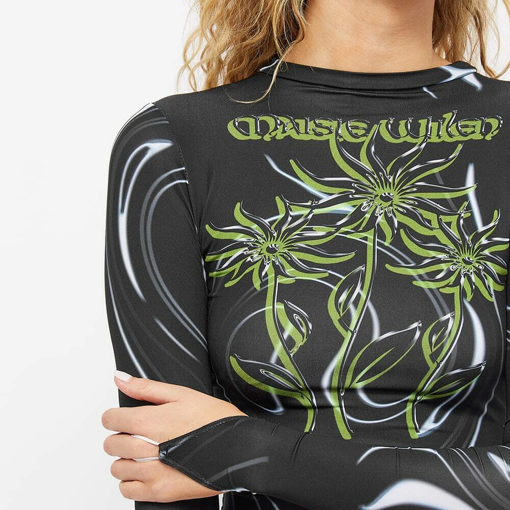 Maisie Wilen Women's Logo Body Shop Top in Aura Black Maisie Wilen