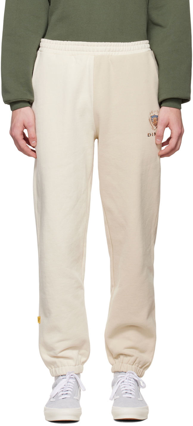 Dime Beige Split Crest Lounge Pants Dime
