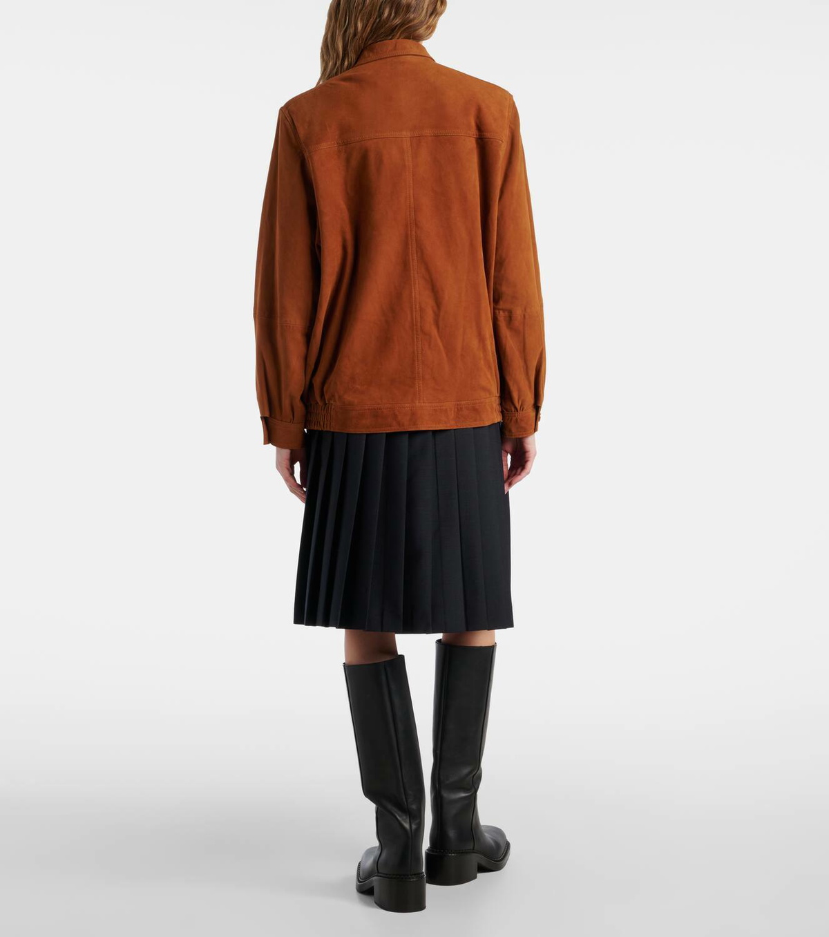 Blazé Milano Viva Cleo suede bomber jacket Blaze Milano