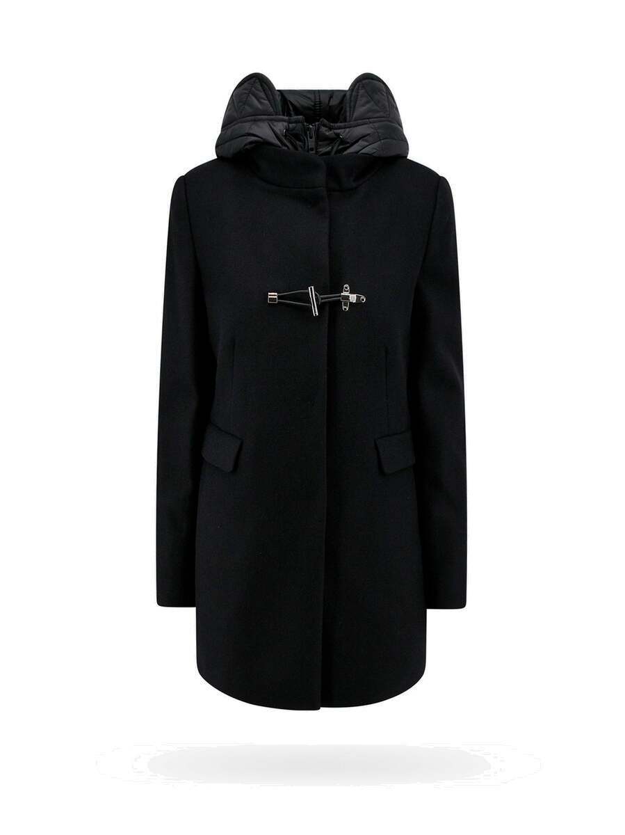 Fay Coat Black Womens Fay