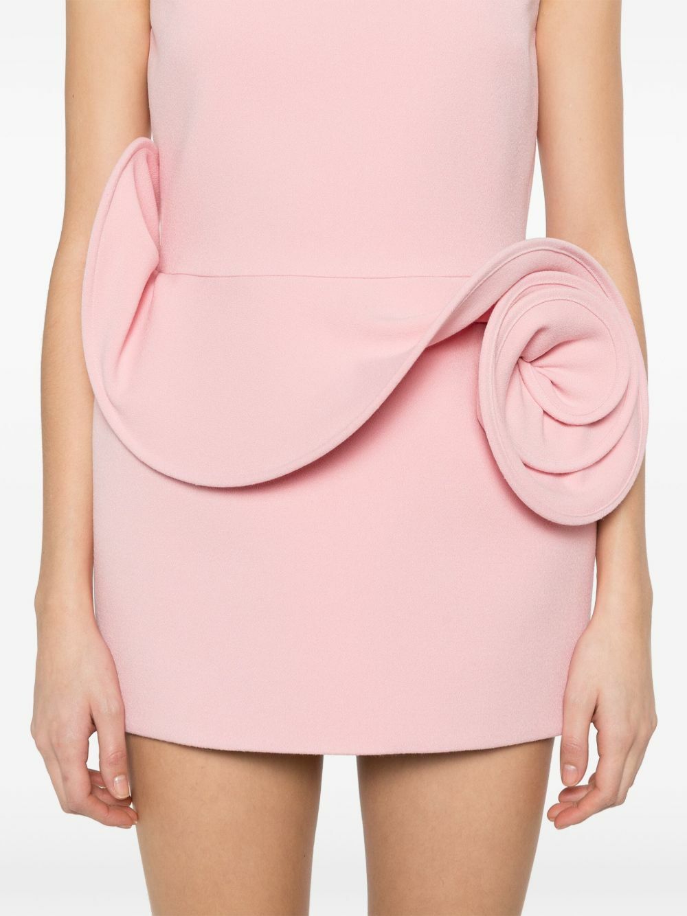 Magda Butrym Floral-Appliqué Sheath Mini Dress Magda Butrym