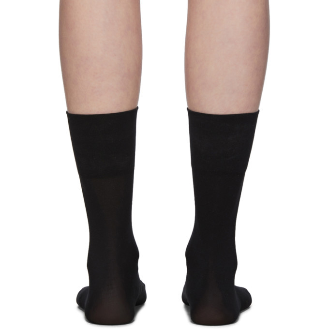 Simone Rocha Black Embellished Ankle Socks Simone Rocha