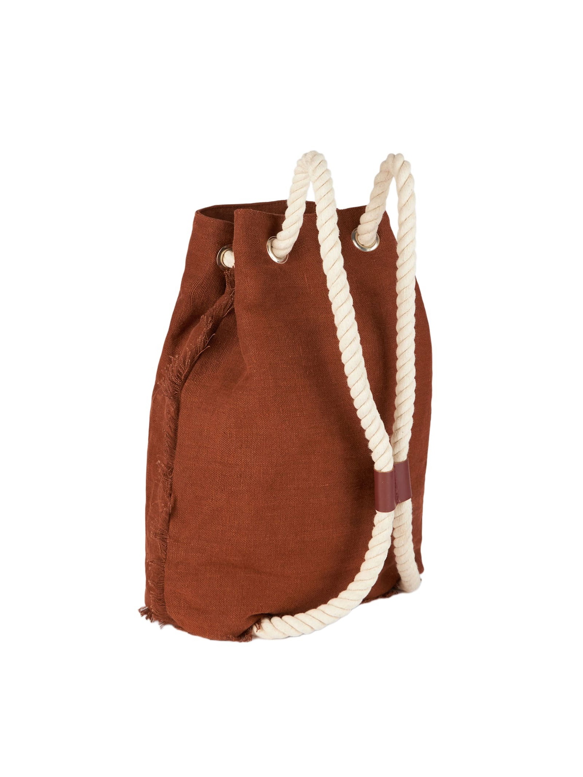 MC2 Saint Barth Brown Boat Linen Backpack MC2 Saint Barth