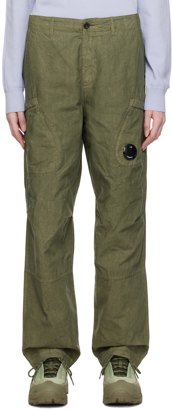 C.P. Company Green Ba-Tic Light Trousers C.P. Company