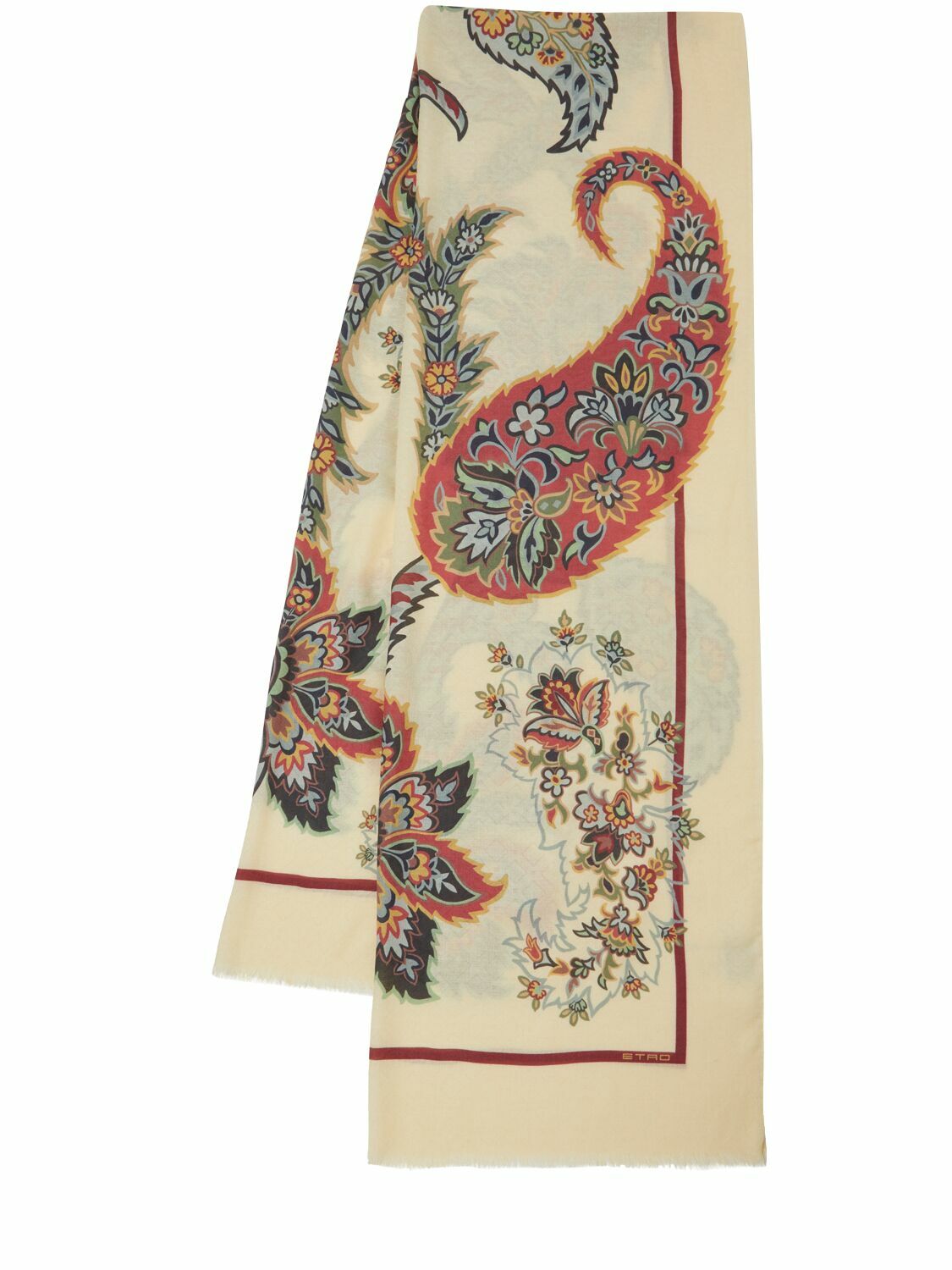 ETRO Printed Modal & Cashmere Scarf Etro