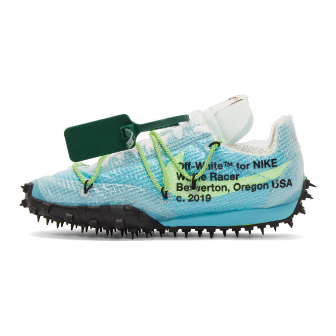 Nike Blue Off-White Edition Waffle Racer Sneakers Nike