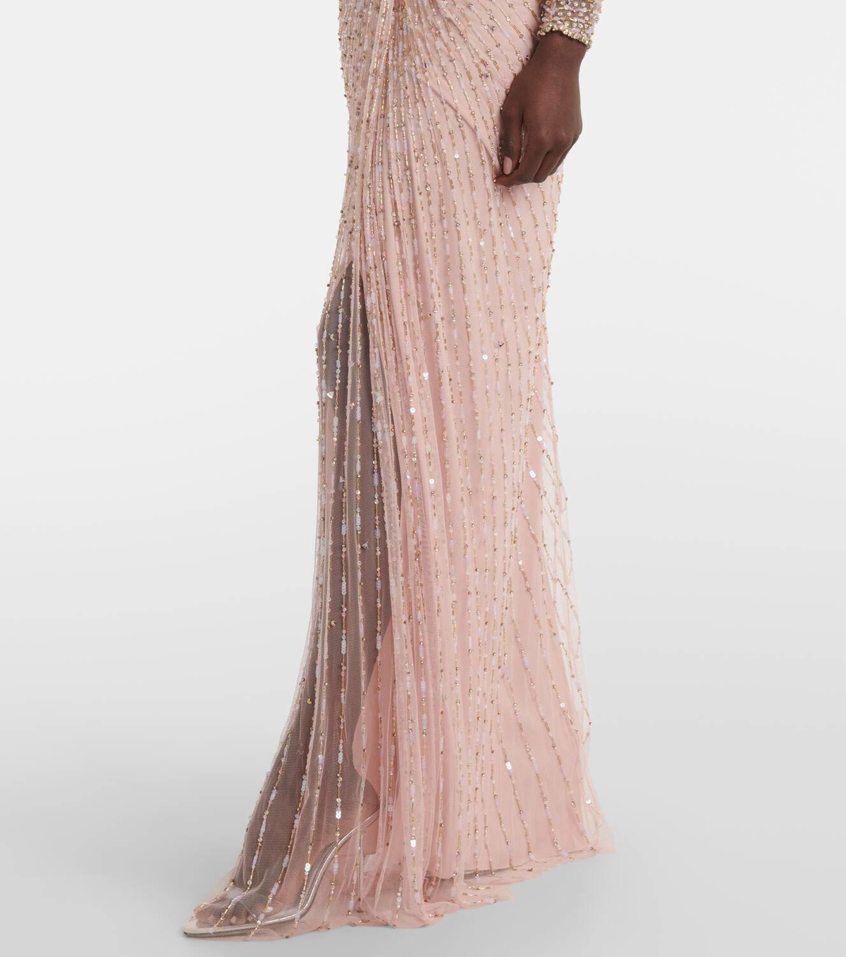 Jenny Packham Nina sequined tulle gown Jenny Packham