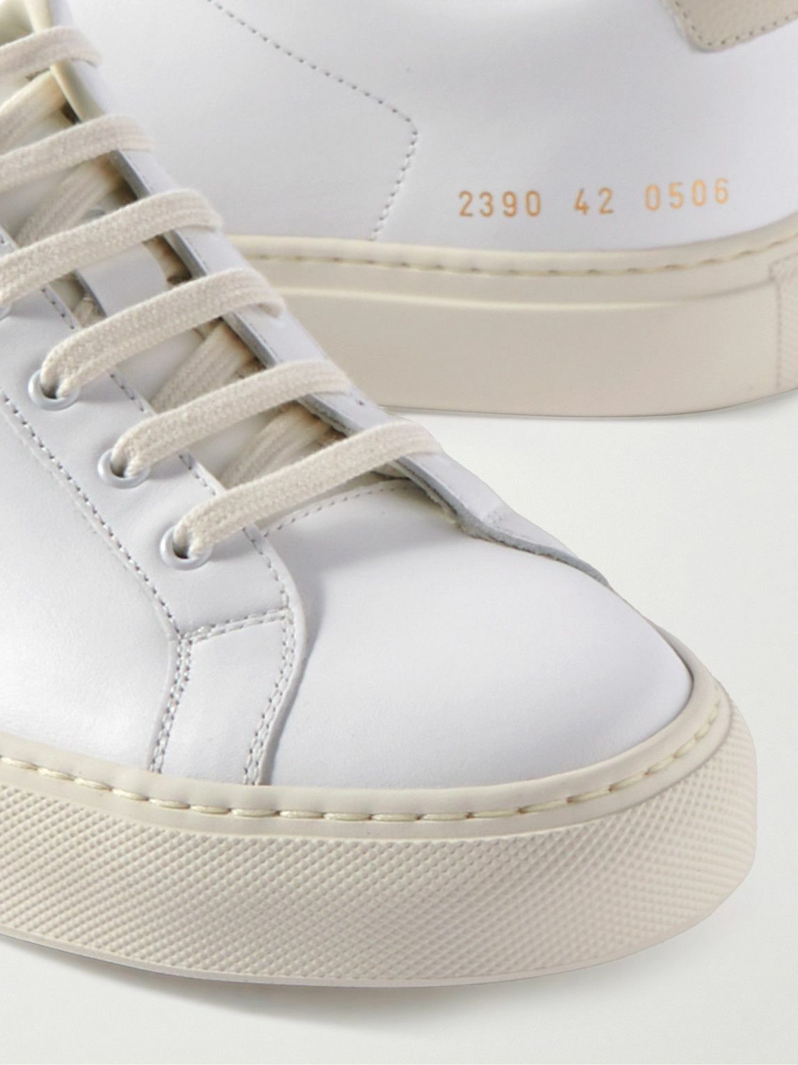 Common Projects - Retro Classic Leather Sneakers - White Common Projects