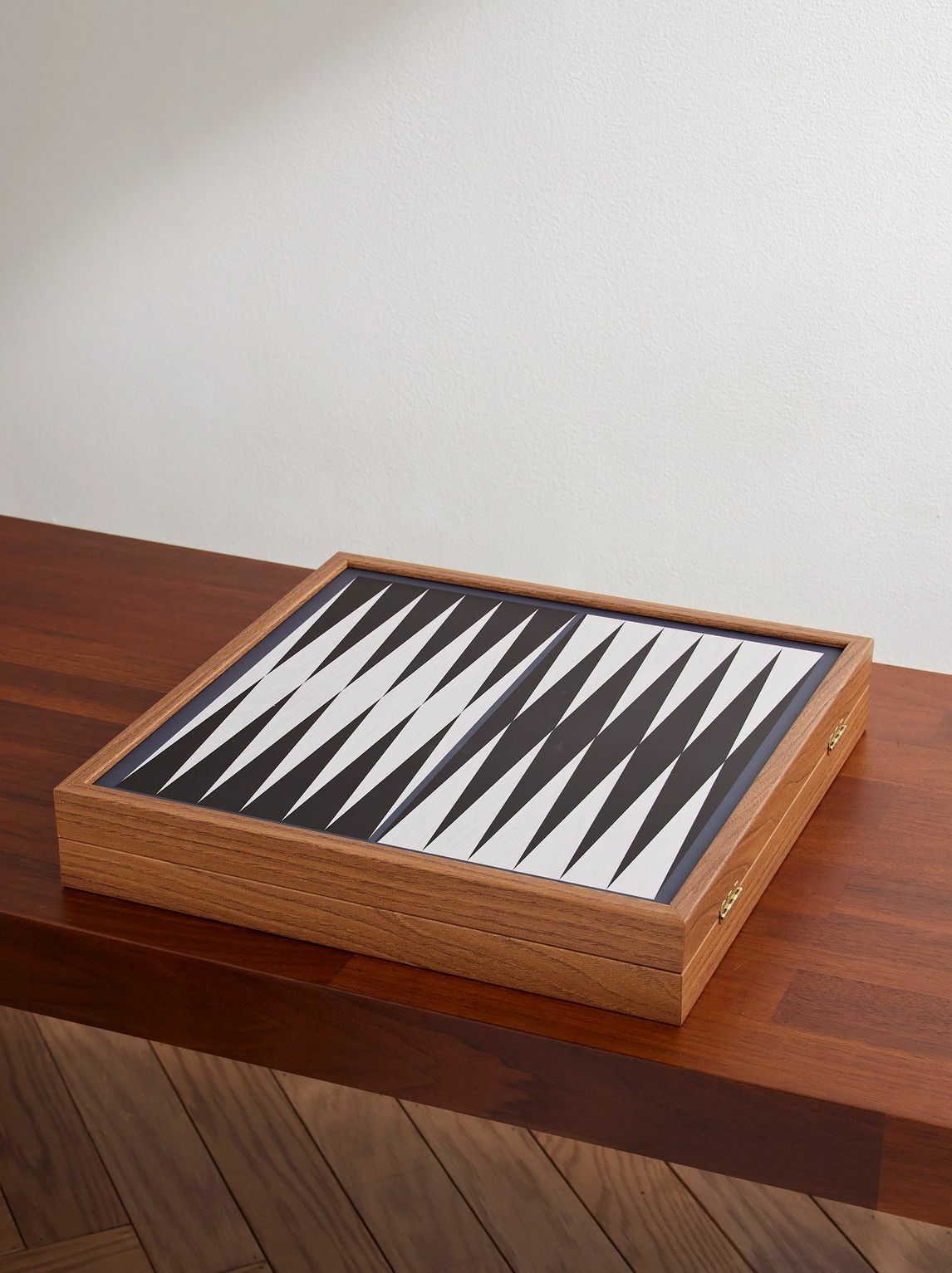 The Conran Shop - Milos Wood and Leather Combo Game Set The Conran Shop