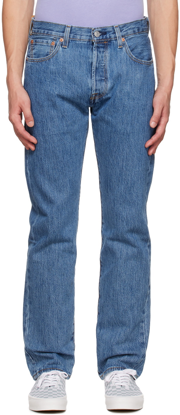 Levi's Blue 501 Original Jeans Levi's Red