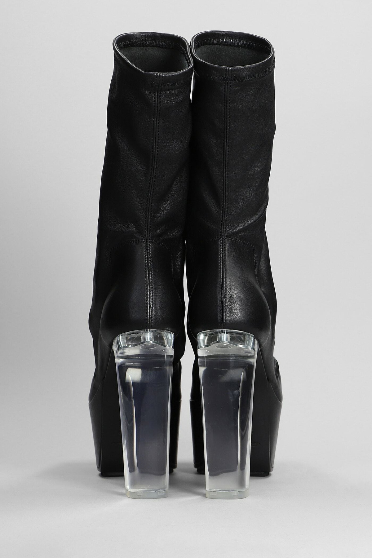 Rick Owens Minimal Gril Stretch High Heels Ankle Boots Rick Owens
