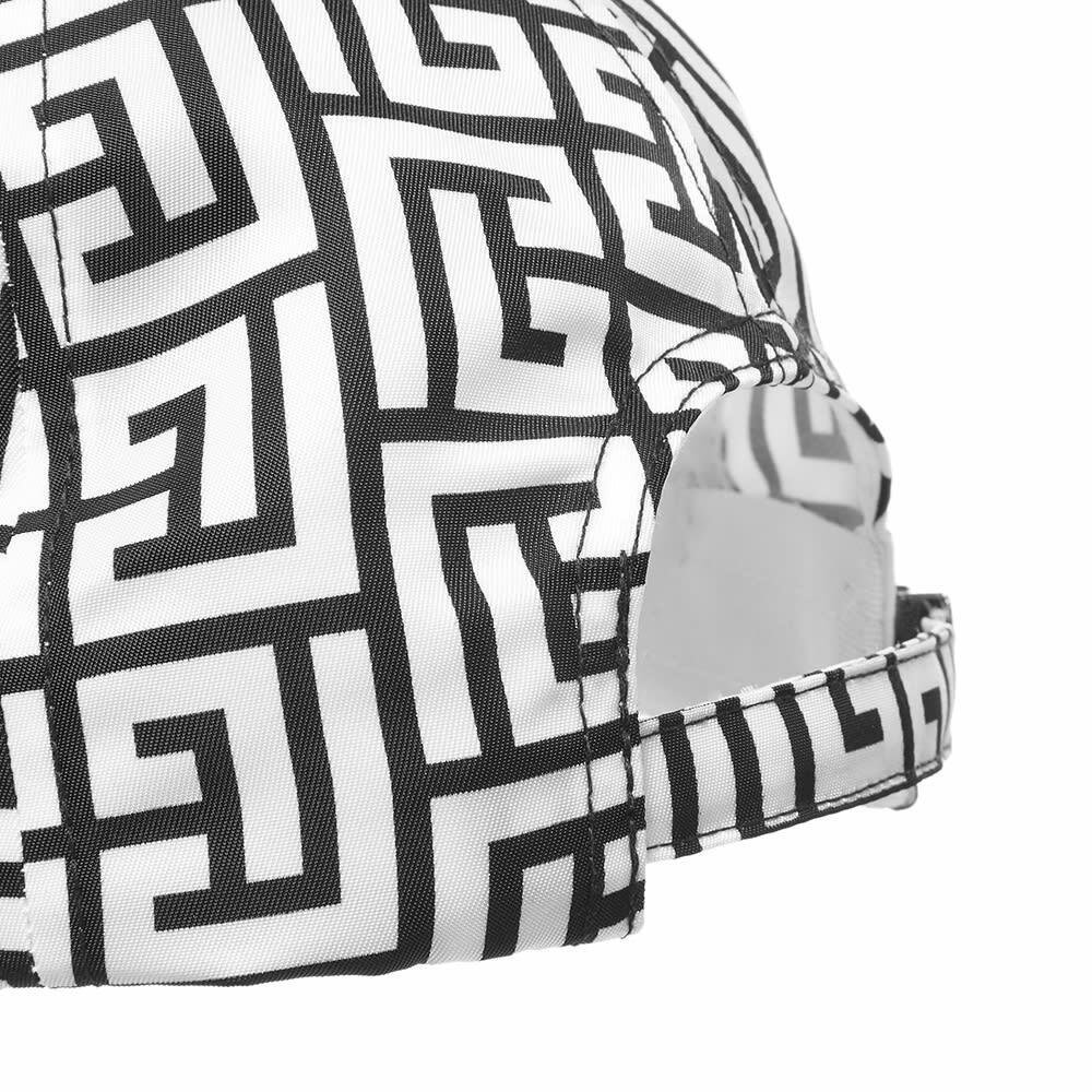 Balmain Men's Monogram Logo Cap in Black Balmain