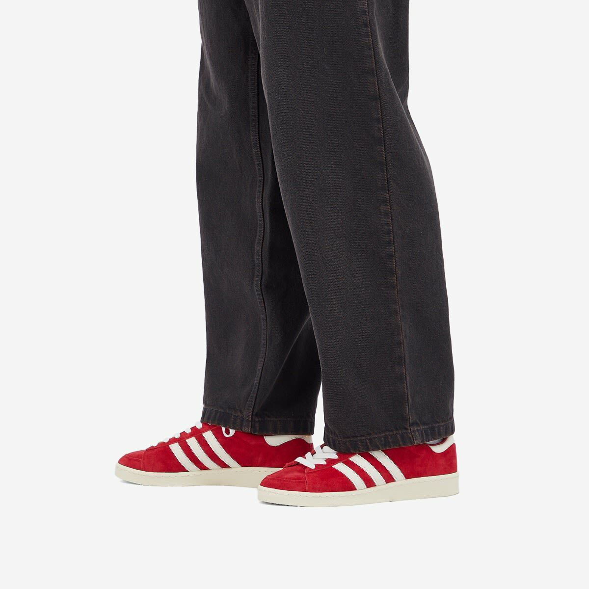 Adidas Men's Jabbar Lo Sneaker in Team Power Red/Cream White/Gold adidas