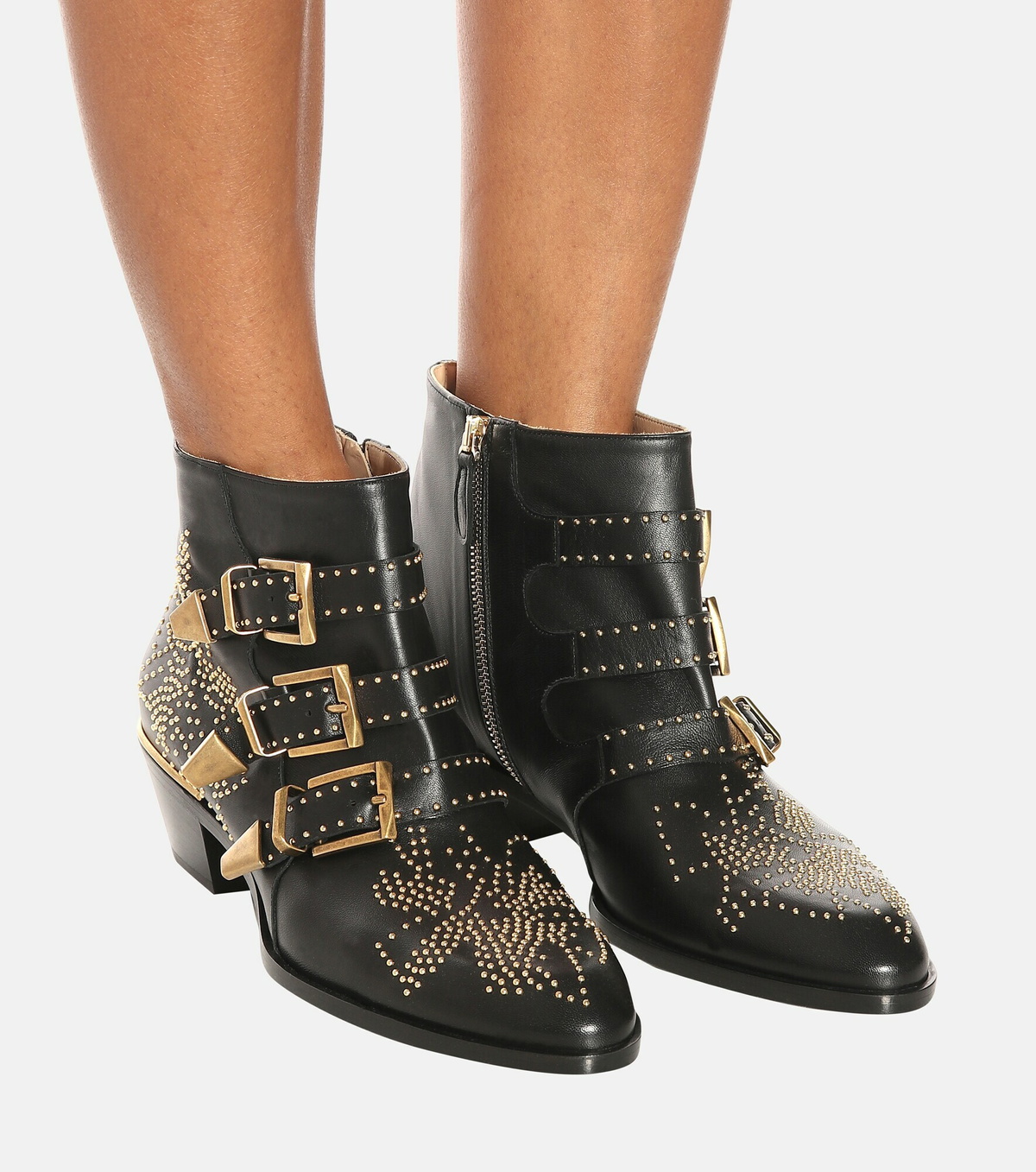 Chloe - Susanna studded leather ankle boots Chloe