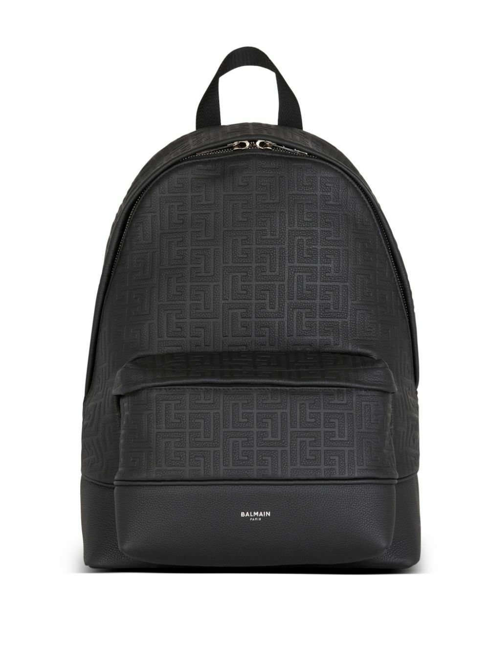Balmain Black PB Labyrinth Leather Backpack Balmain