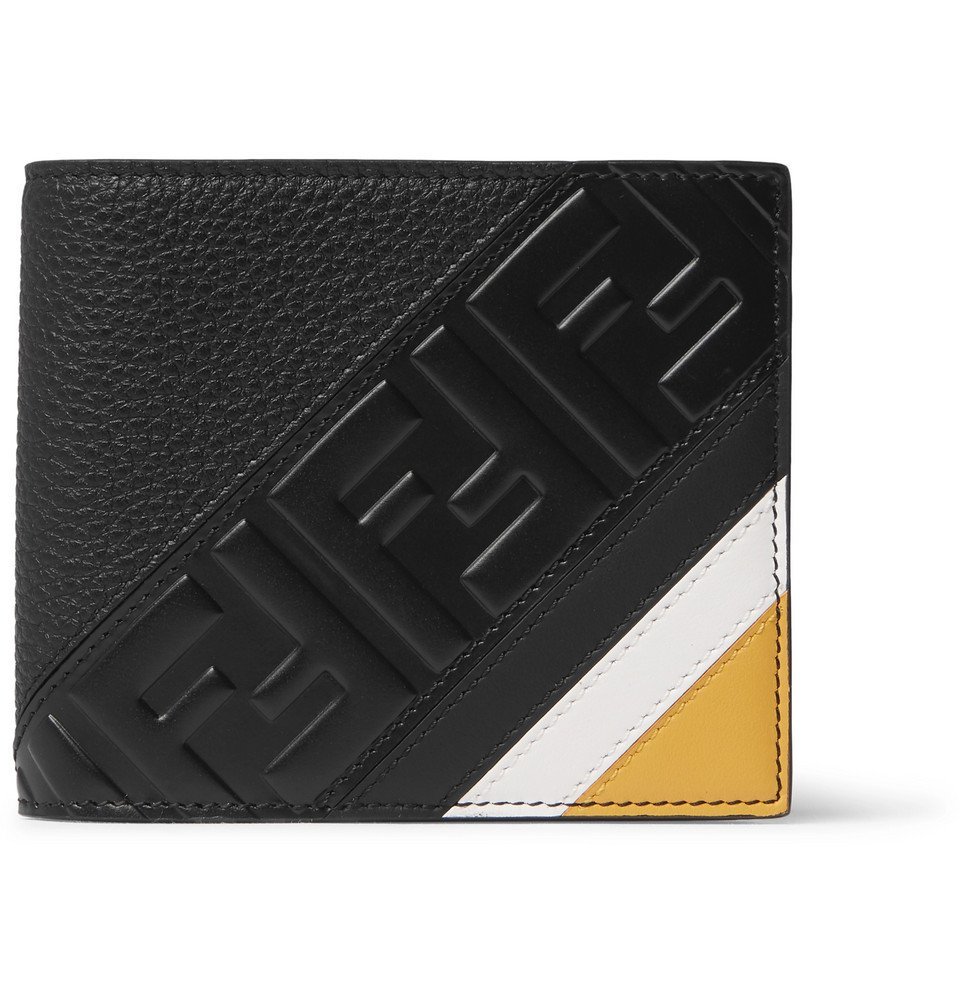 Fendi - Logo-Embossed Leather Billfold Wallet - Men - Black Fendi