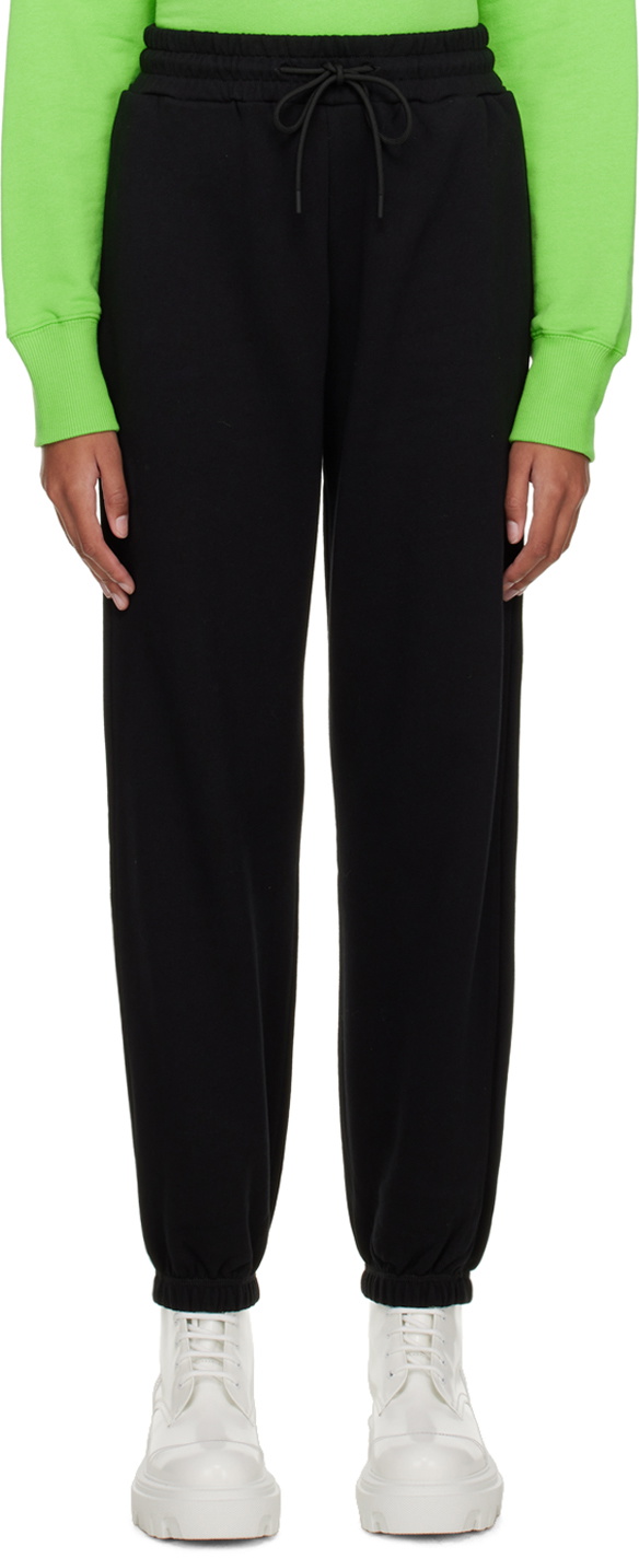 MSGM Black Pantalone Lounge Pants MSGM