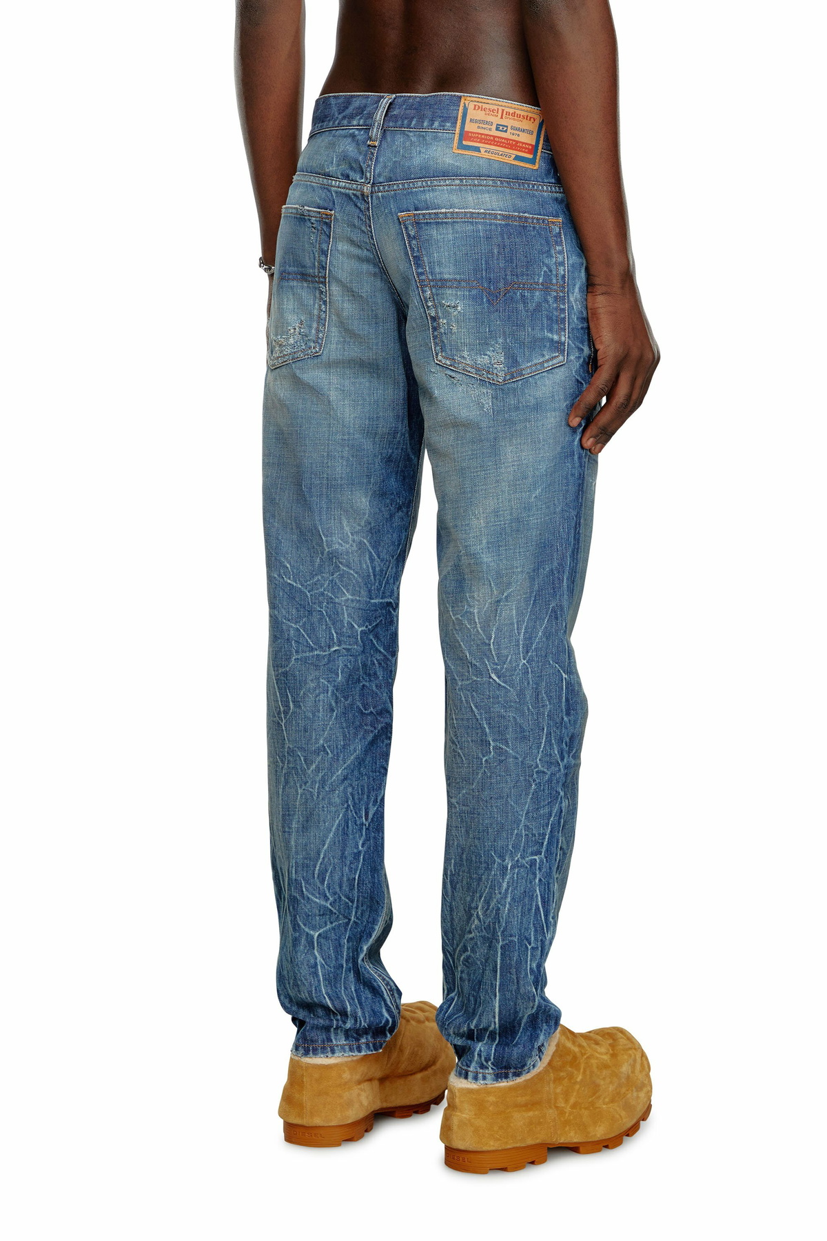 Diesel Regular Jeans - 2023 D-Finitive - Jeans Mens in Blue Diesel