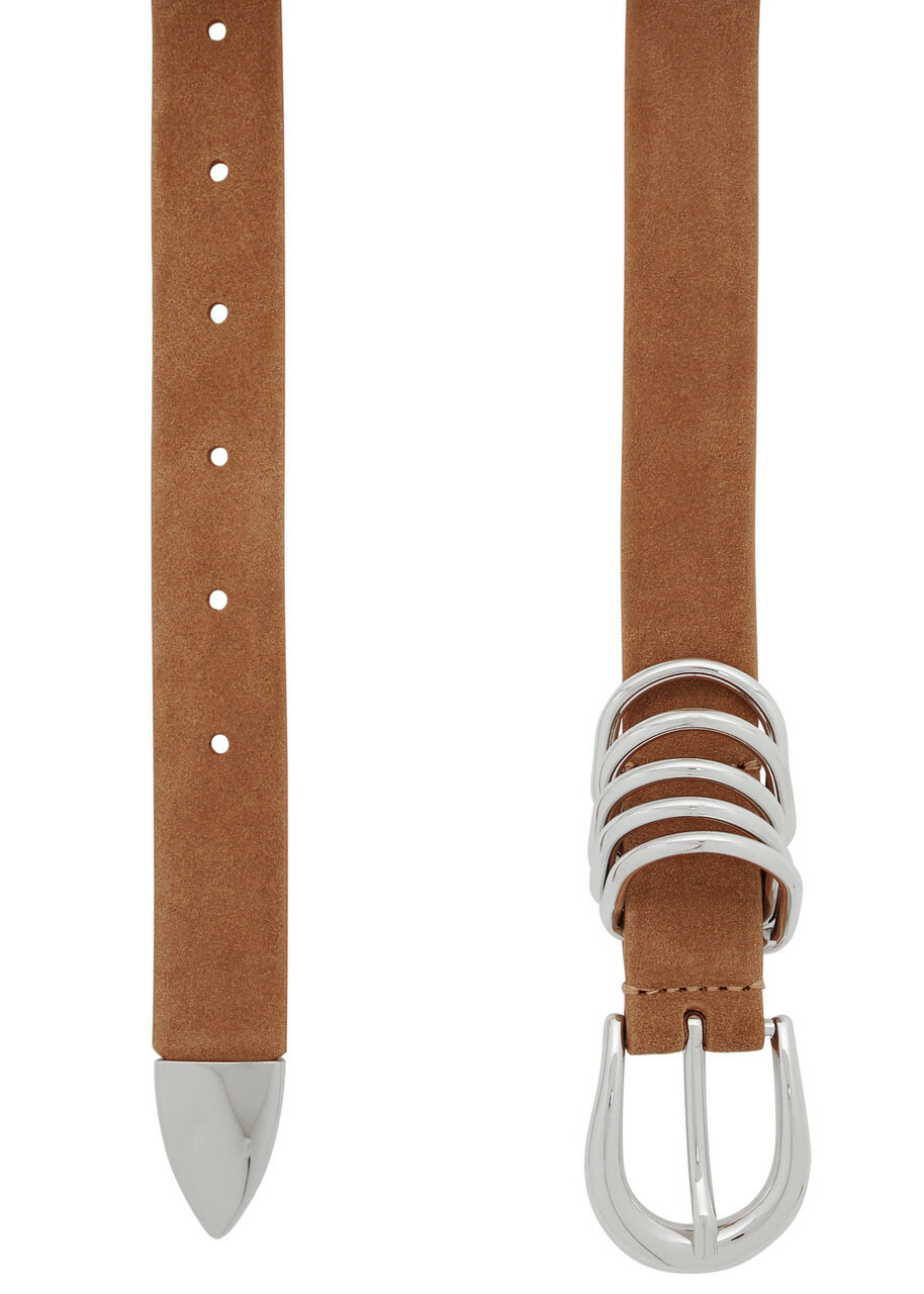 Dehanche Hollyhock Suede Belt Caramel Déhanche